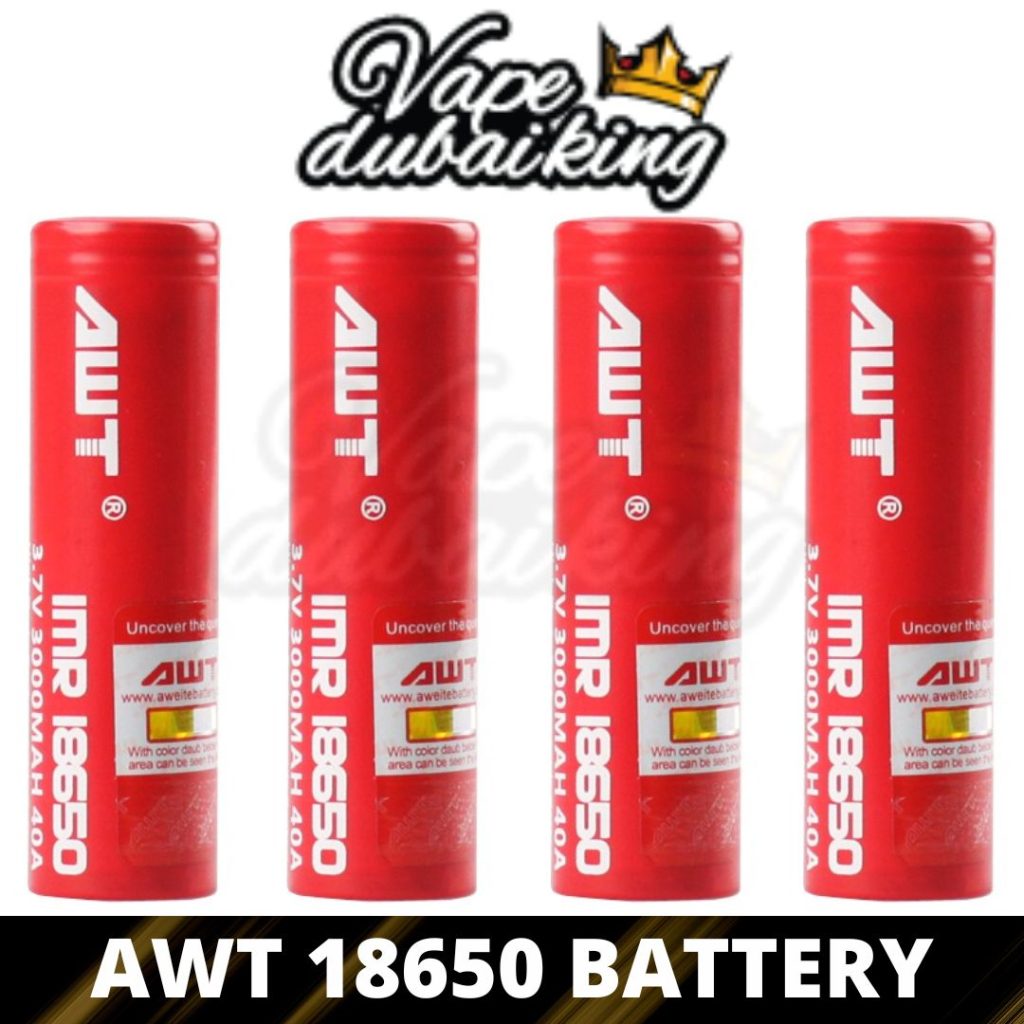 AWT battery18650 3000mah 40mAh Vape Battery-1PC - Vape Dubai King