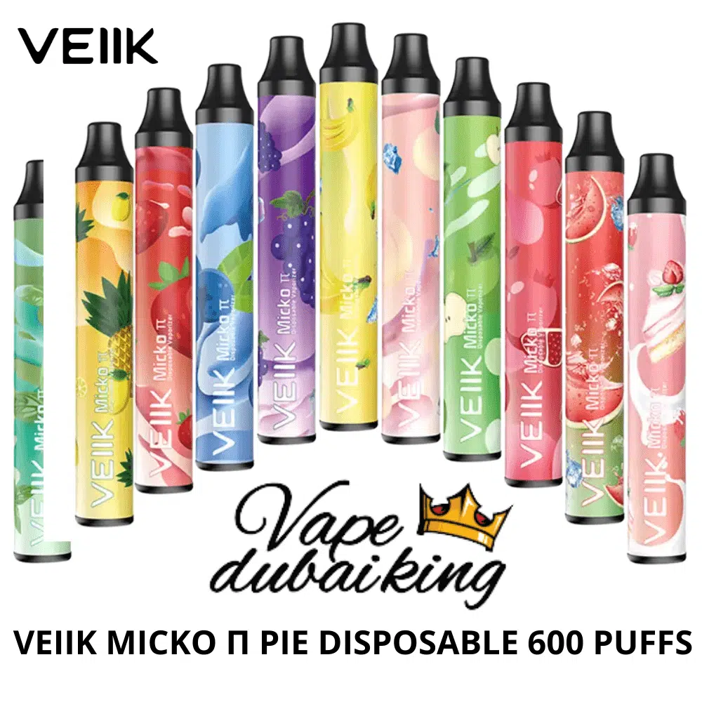 VEIIK MICKO TT PIE DISPOSABLE VAPORIZER 600 PUFFS - Vape Dubai King
