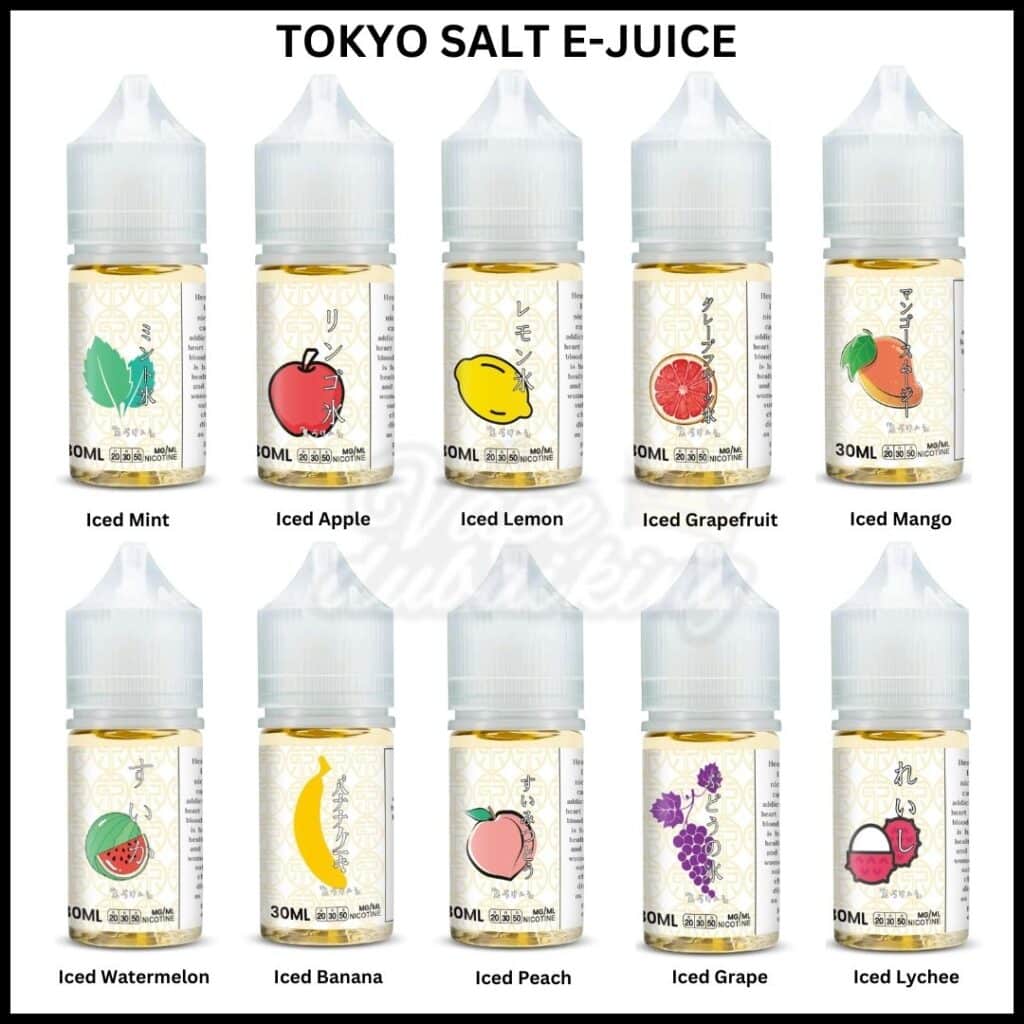 Tokyo e-juice 20mg Salt Nicotine in UAE - Vape Dubai King