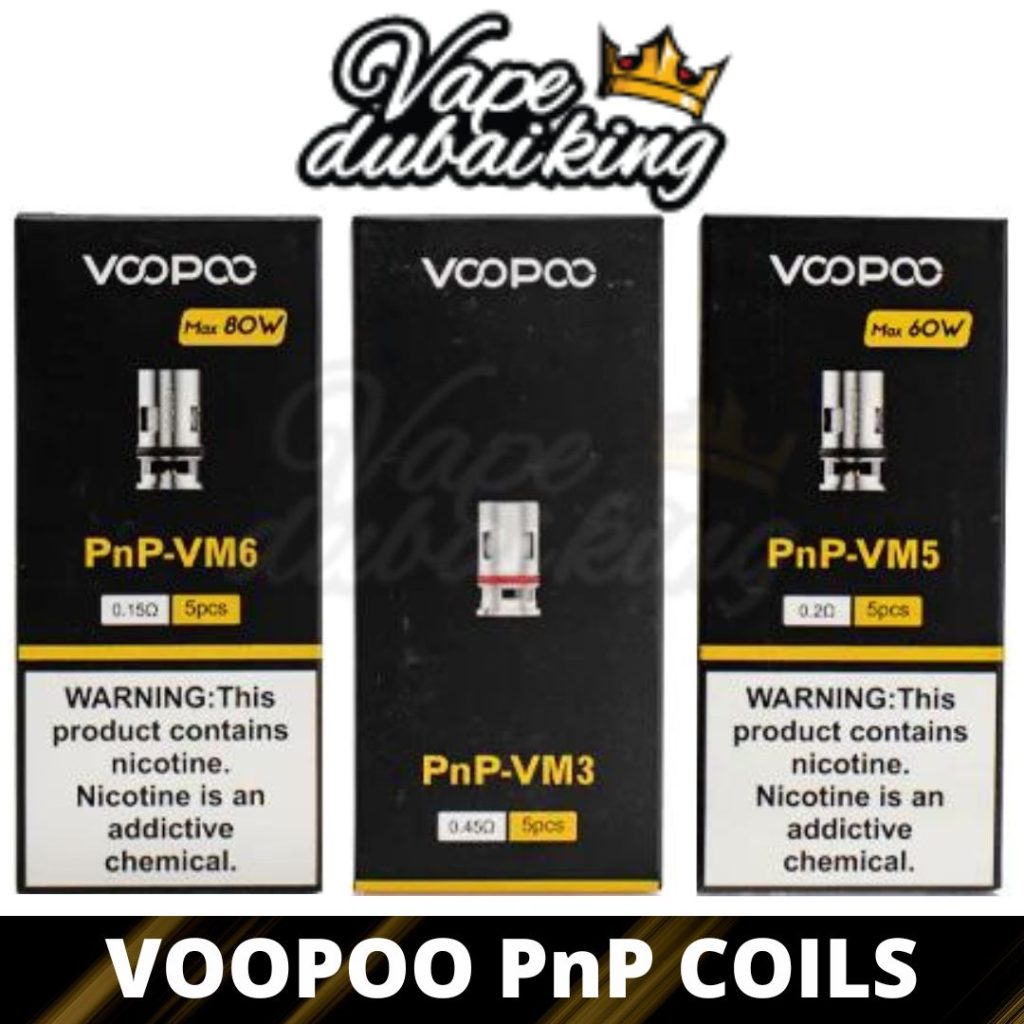 VOOPOO PNP REPLACEMENT COILS ALL OHMS - Vape Dubai King
