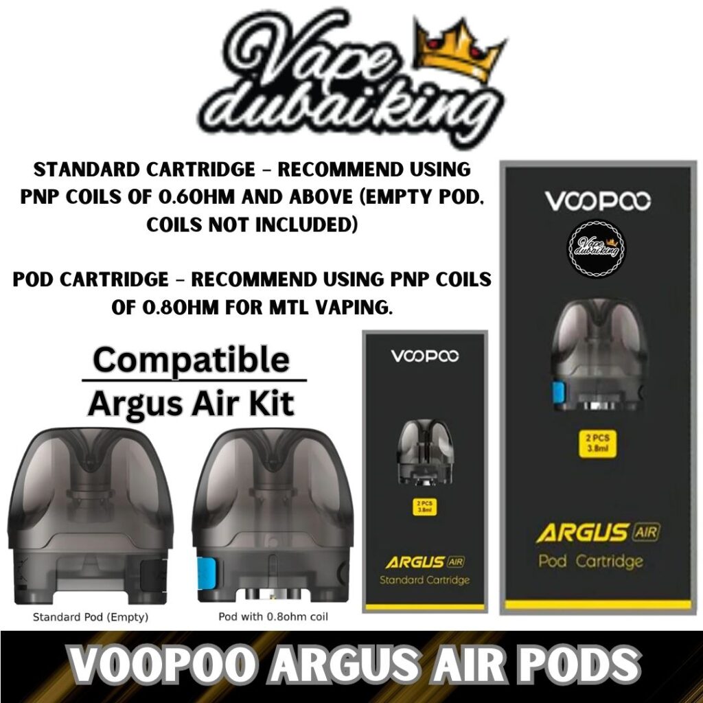 Argus Air Pod Cartridge By VooPoo 2pcs/pack - Vape Dubai King