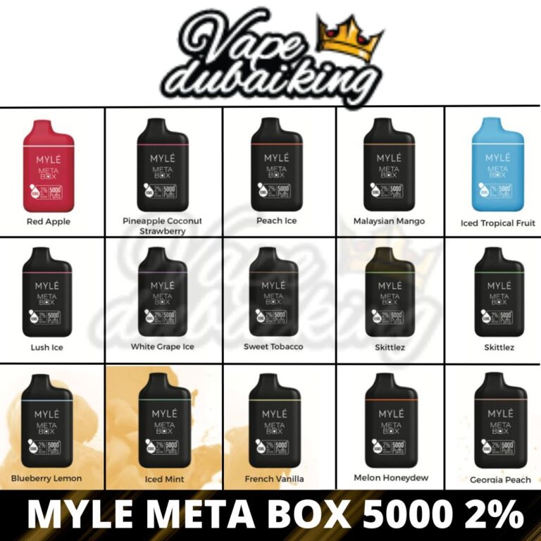 Meta Bar 2500 Puffs Myle Disposable - Vape Dubai King