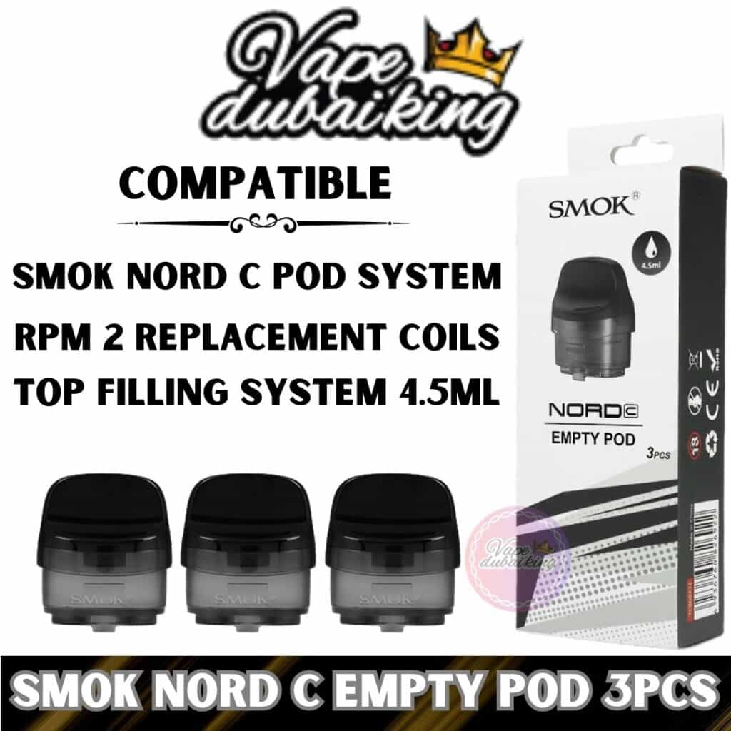 Smok Nord C Empty Pod Cartridge 3.5ML - Vape Dubai King