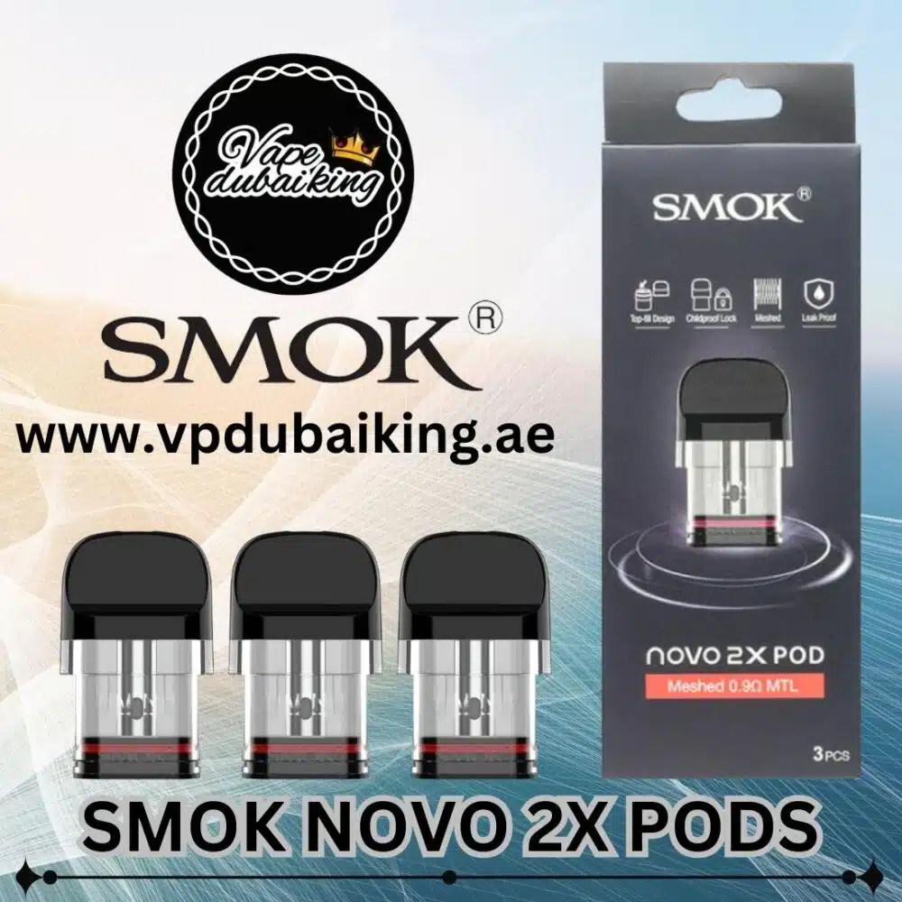 Novo 2X Replacement Pods by SMOK 3pc/Pack - Vape Dubai King