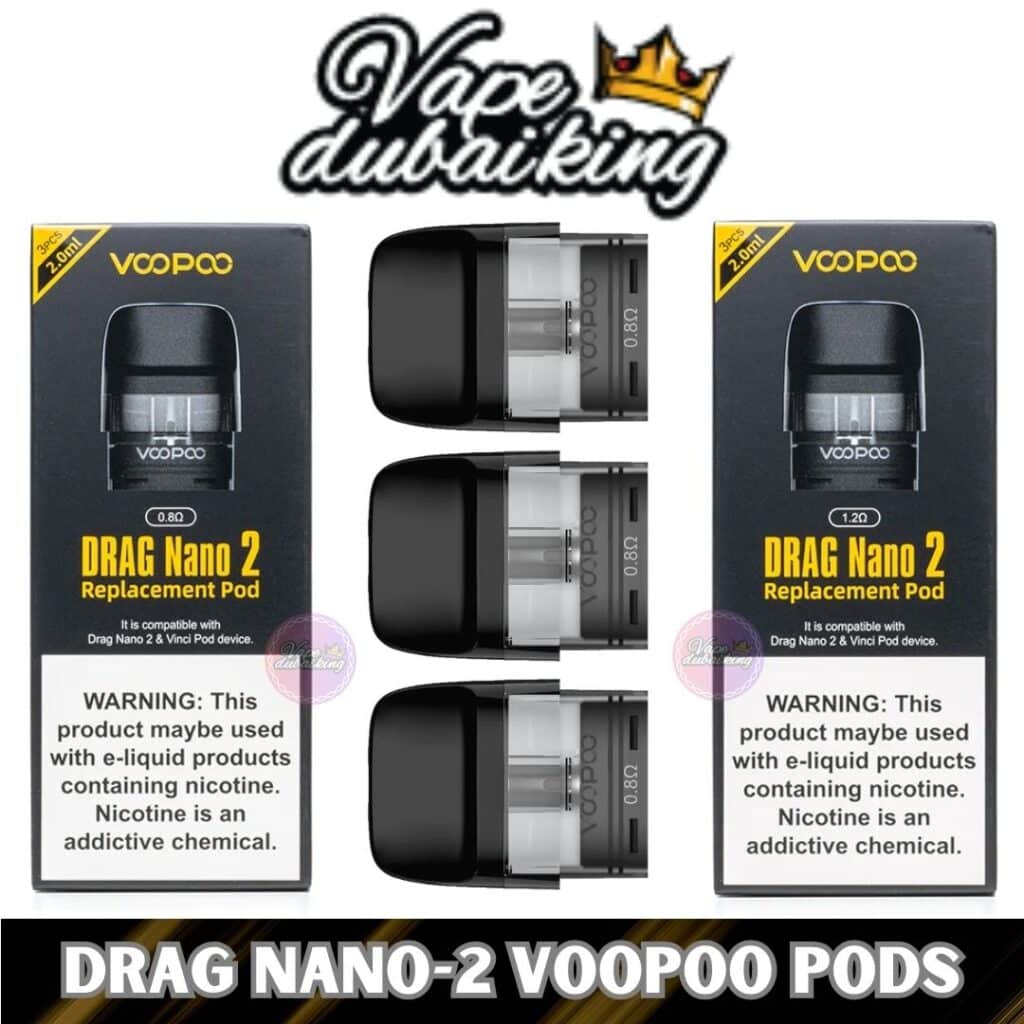 Voopoo Drag Nano 2 Pod Cartridge 3pc/Pack - Vape Dubai King