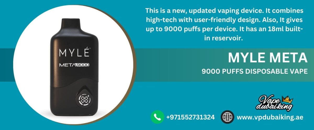 Myle Meta 9000 Puffs Disposable Vape 5% Nicotine - Vape Dubai King