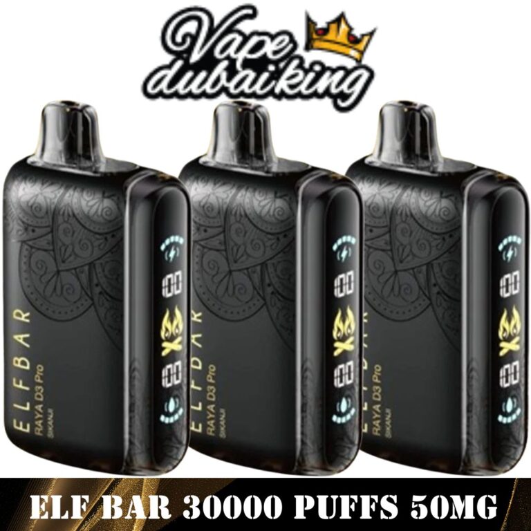 Elf Bar 30000 Puffs Raya D3 Pro Disposable In Dubai 50MG - Vape Dubai King